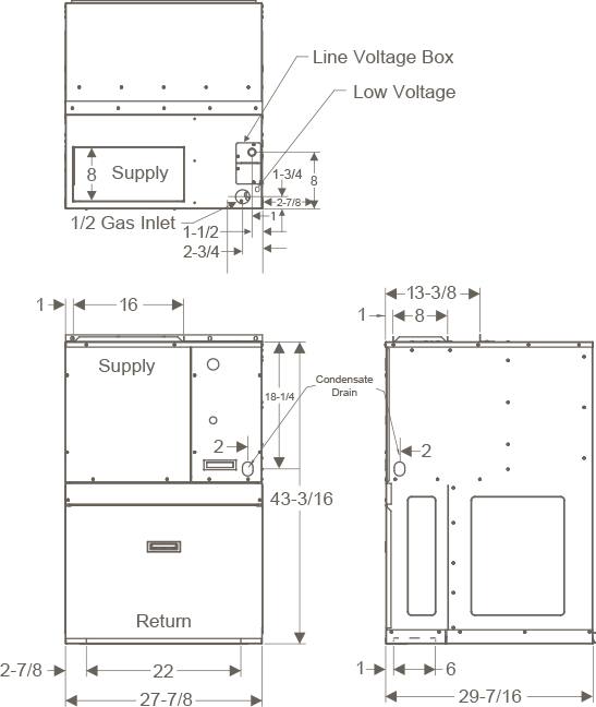 HWC | V-Series | Single Packaged Vertical Unit | Magic-Pak